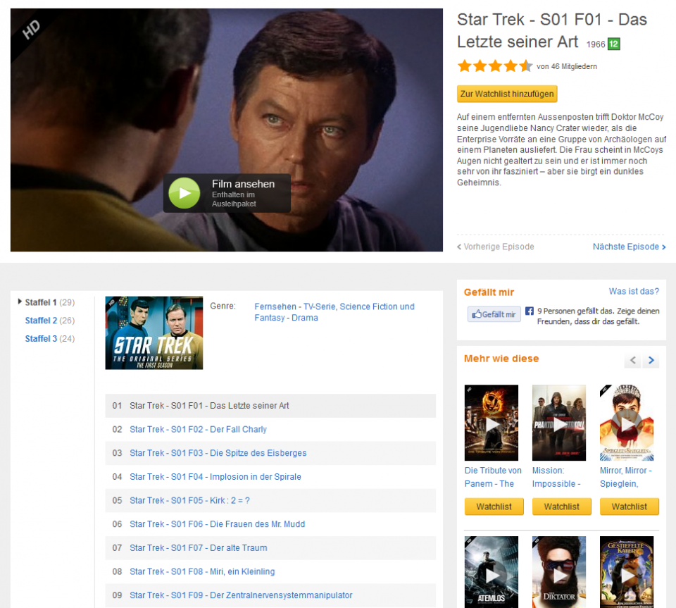 Lovefilm – Die Neuerungen › NerdImpact